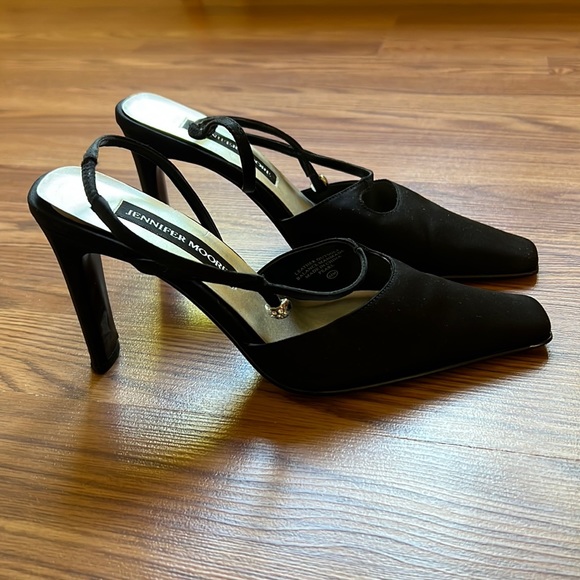 Jennifer Moore | Shoes | Jennifer Moore Black Heels 65m | Poshmark
